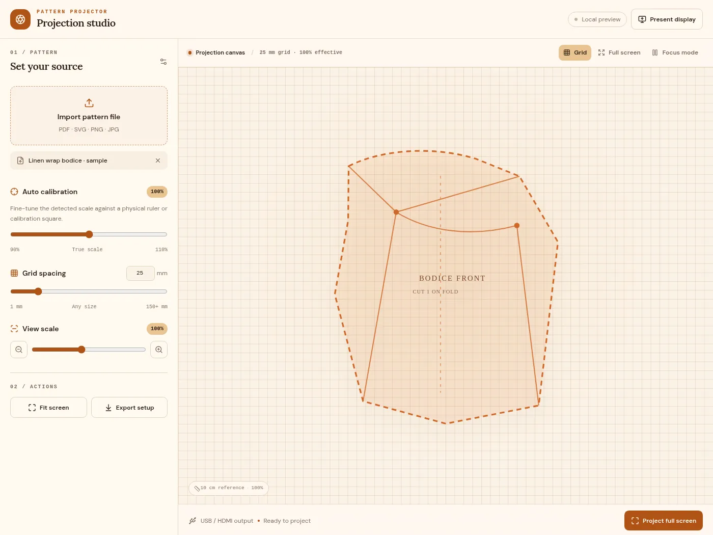 Pattern Beam App