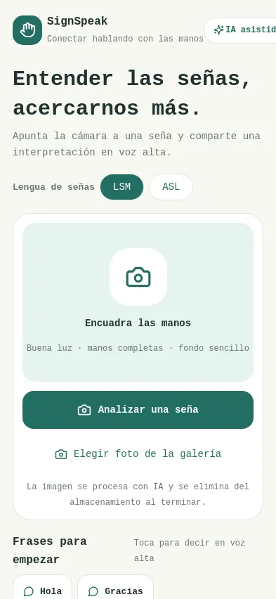 SignSpeak Connect