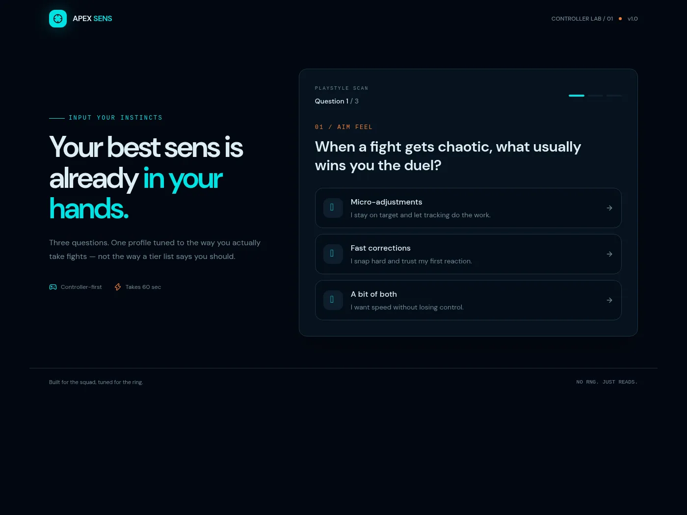 Apex Sens Analyzer