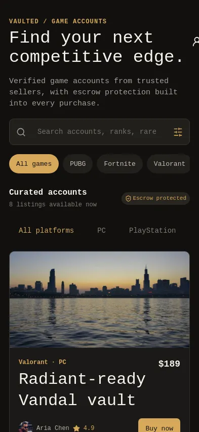 Game Account Market