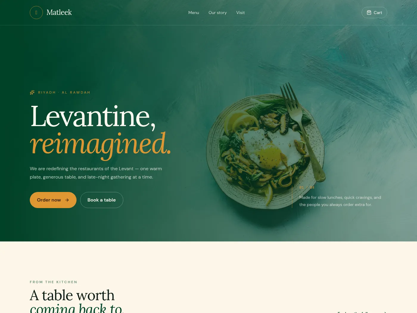 Matleek Premium Restaurant Platform