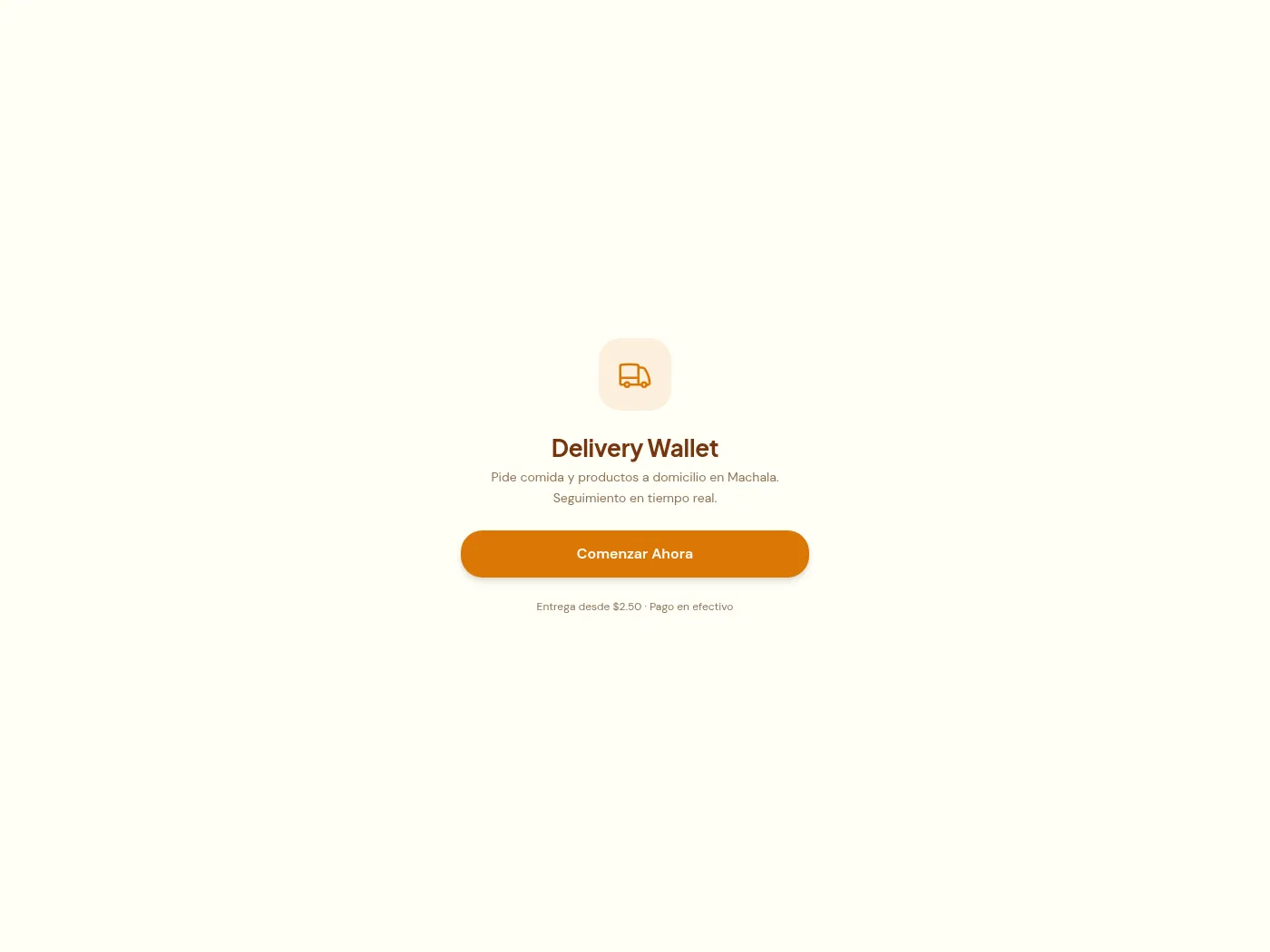 Delivery Wallet Tracker