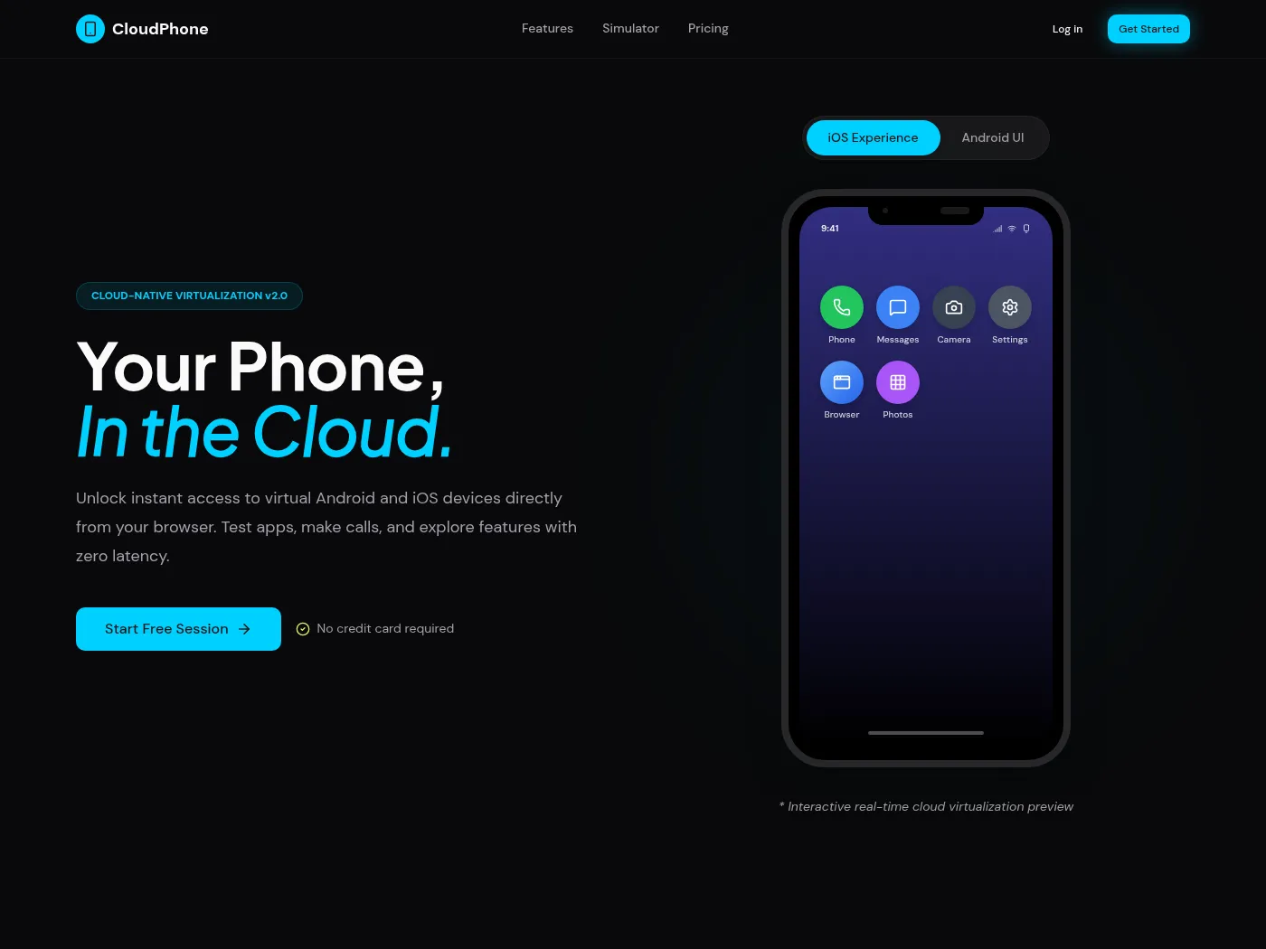 Cloud Phone Experience