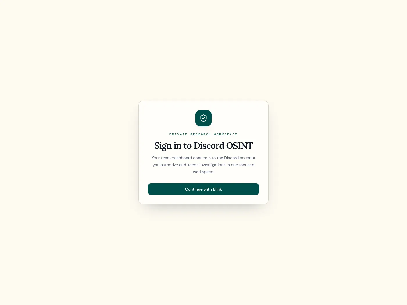 Discord OSINT Bot Dashboard