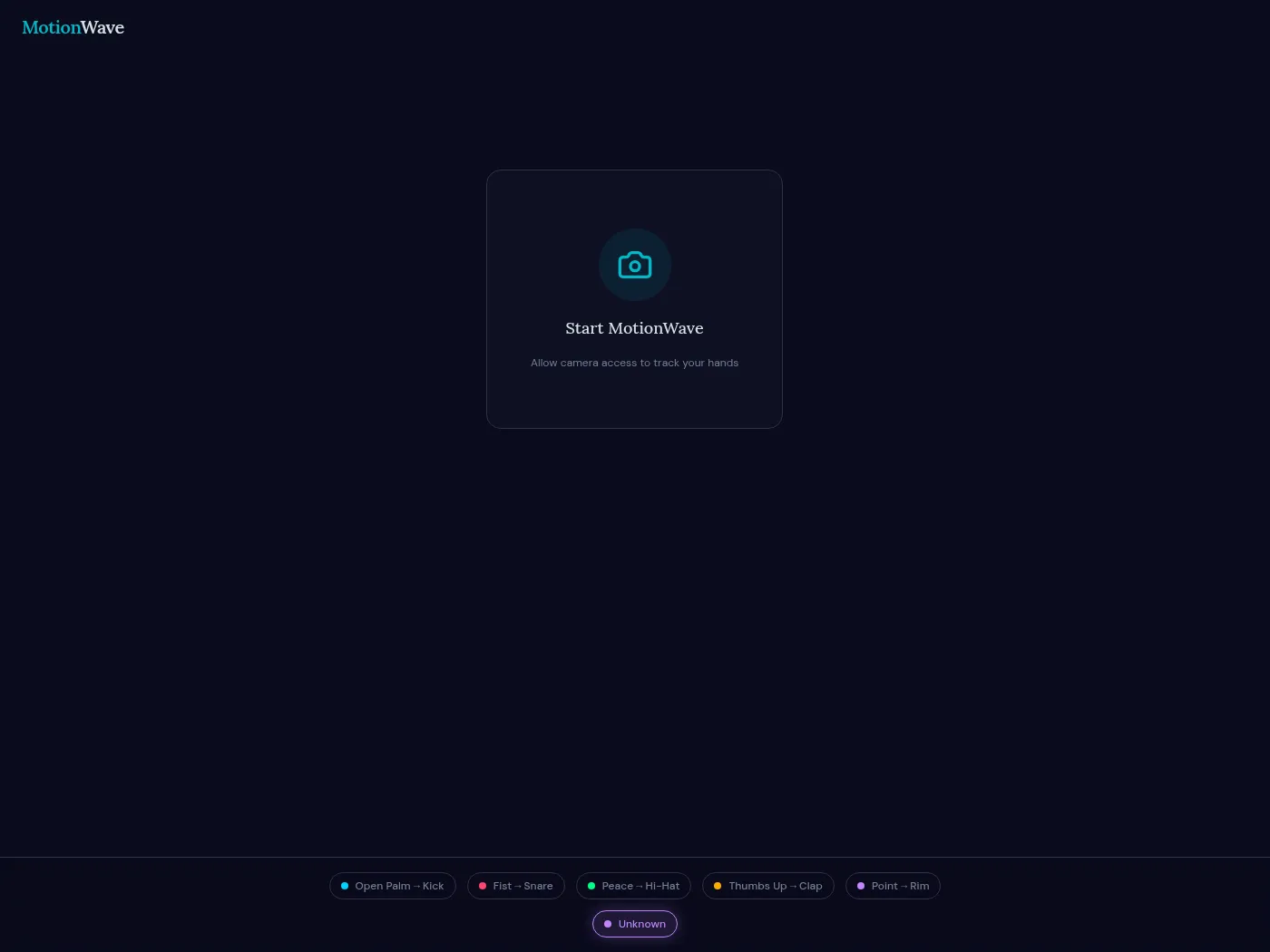 MotionWave Music App