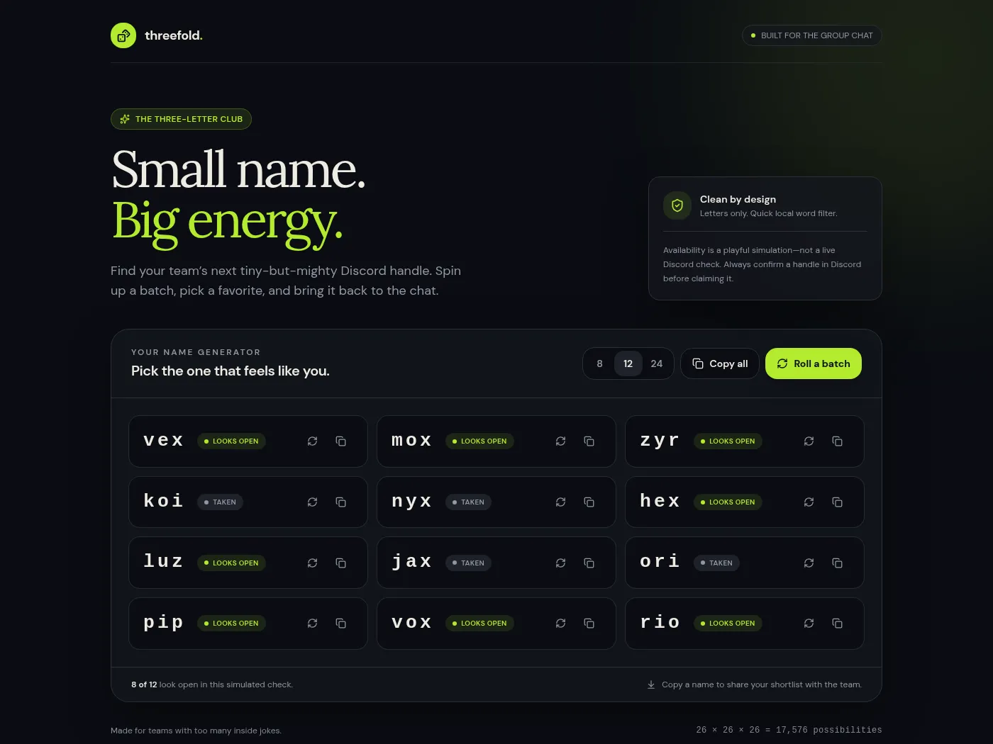 Discord Name Generator