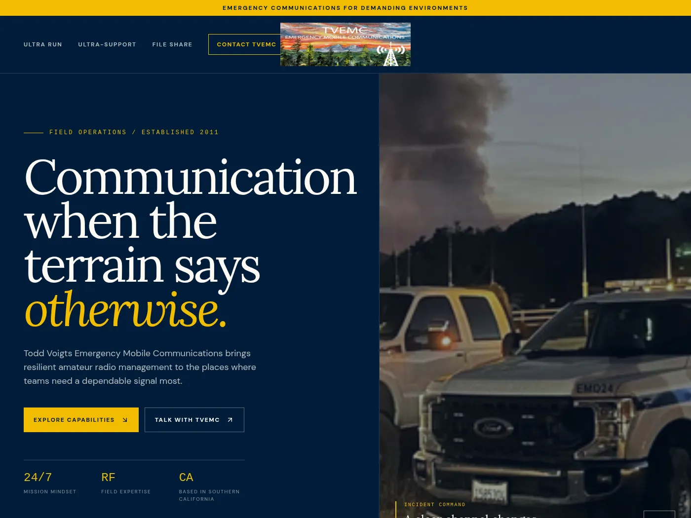 TVMC Modern Webpage