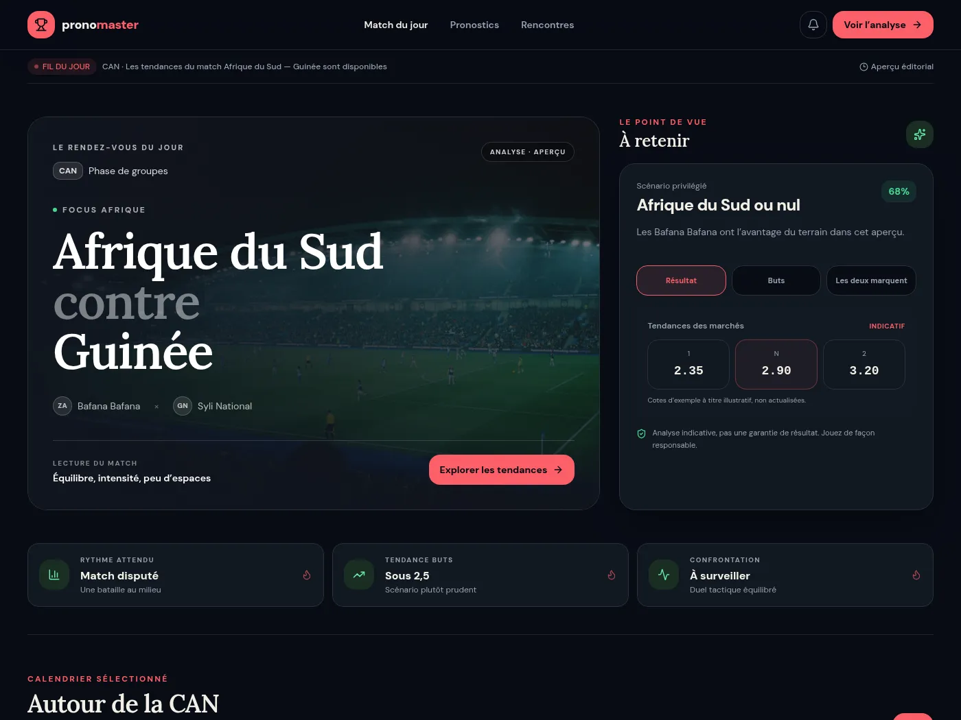 PronoMaster Football Tips