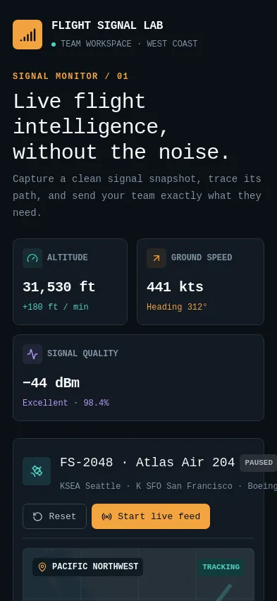Flight Signal Lab