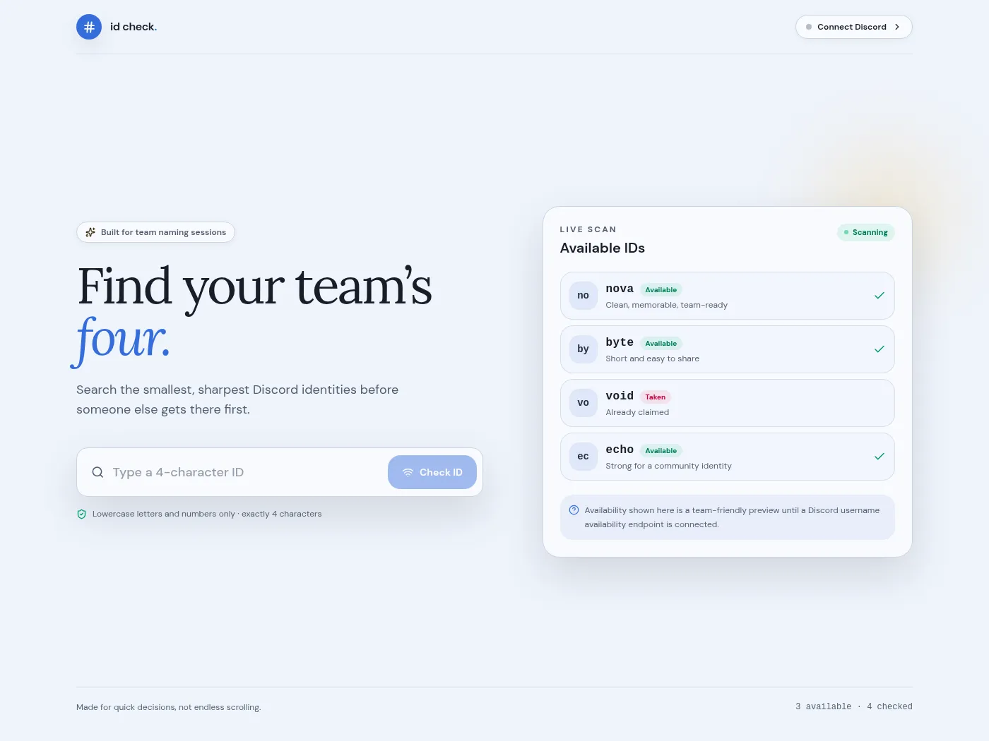 Discord ID Checker