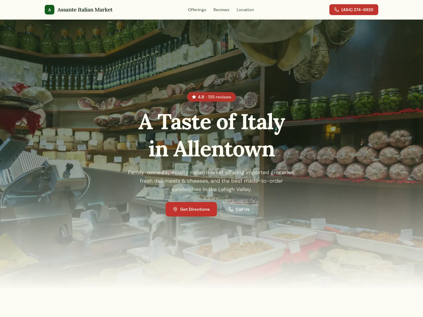 Assante Italian Market Web