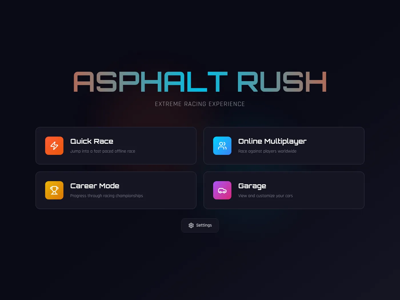Asphalt-Style Car Racing Game (Remix)
