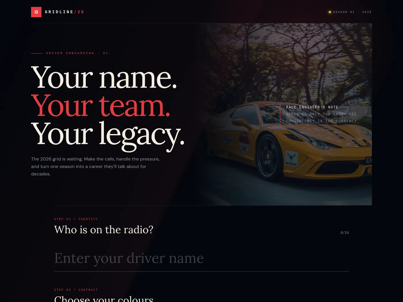 F1 Career Manager