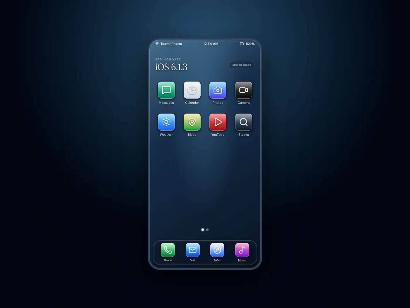 iOS 6 Nostalgia Web