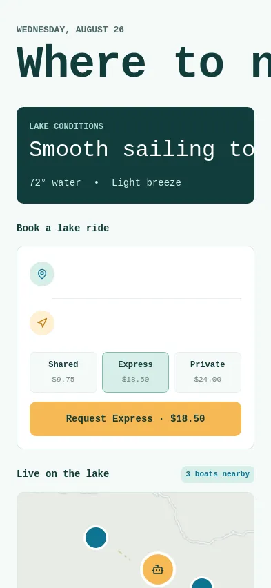 Ride Lake App