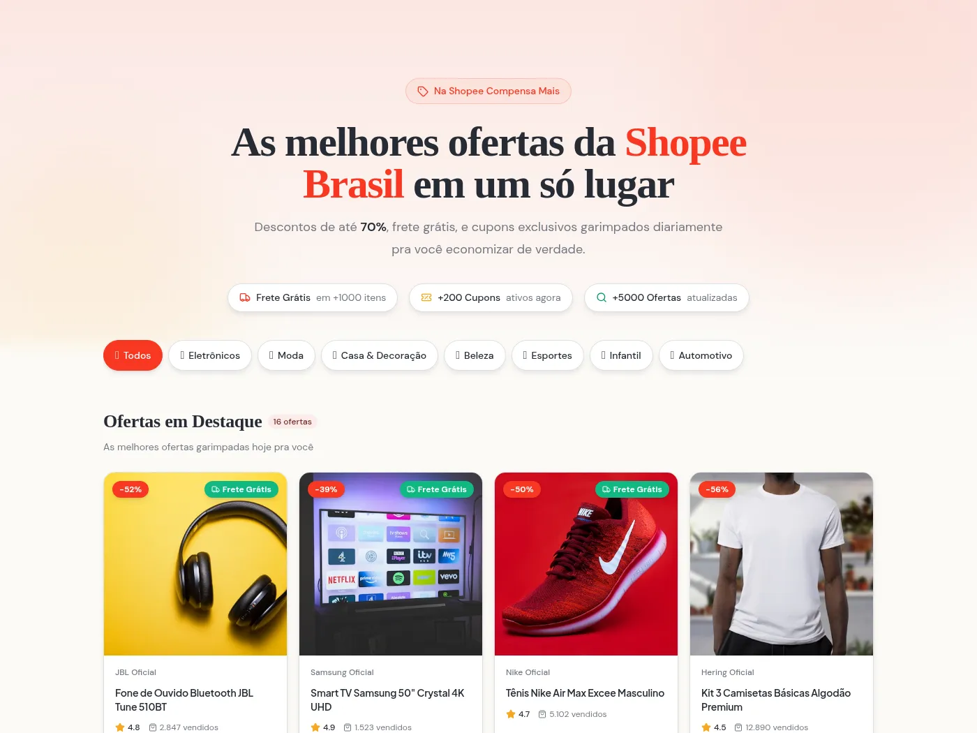 Shopee BR Deals Hub