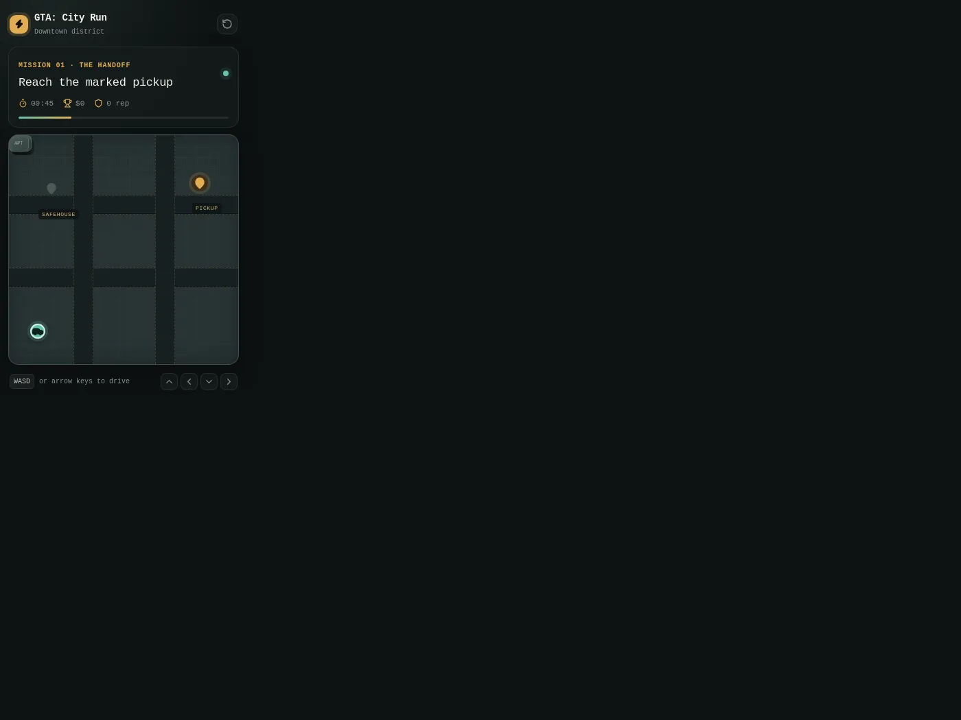 GTA City Browser Game