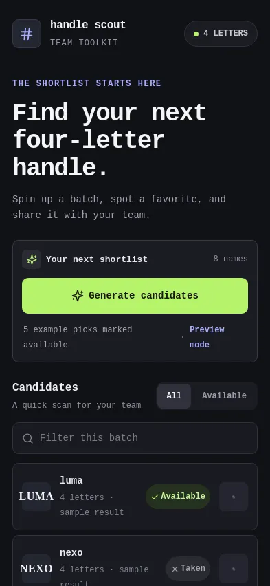 Discord Name Finder