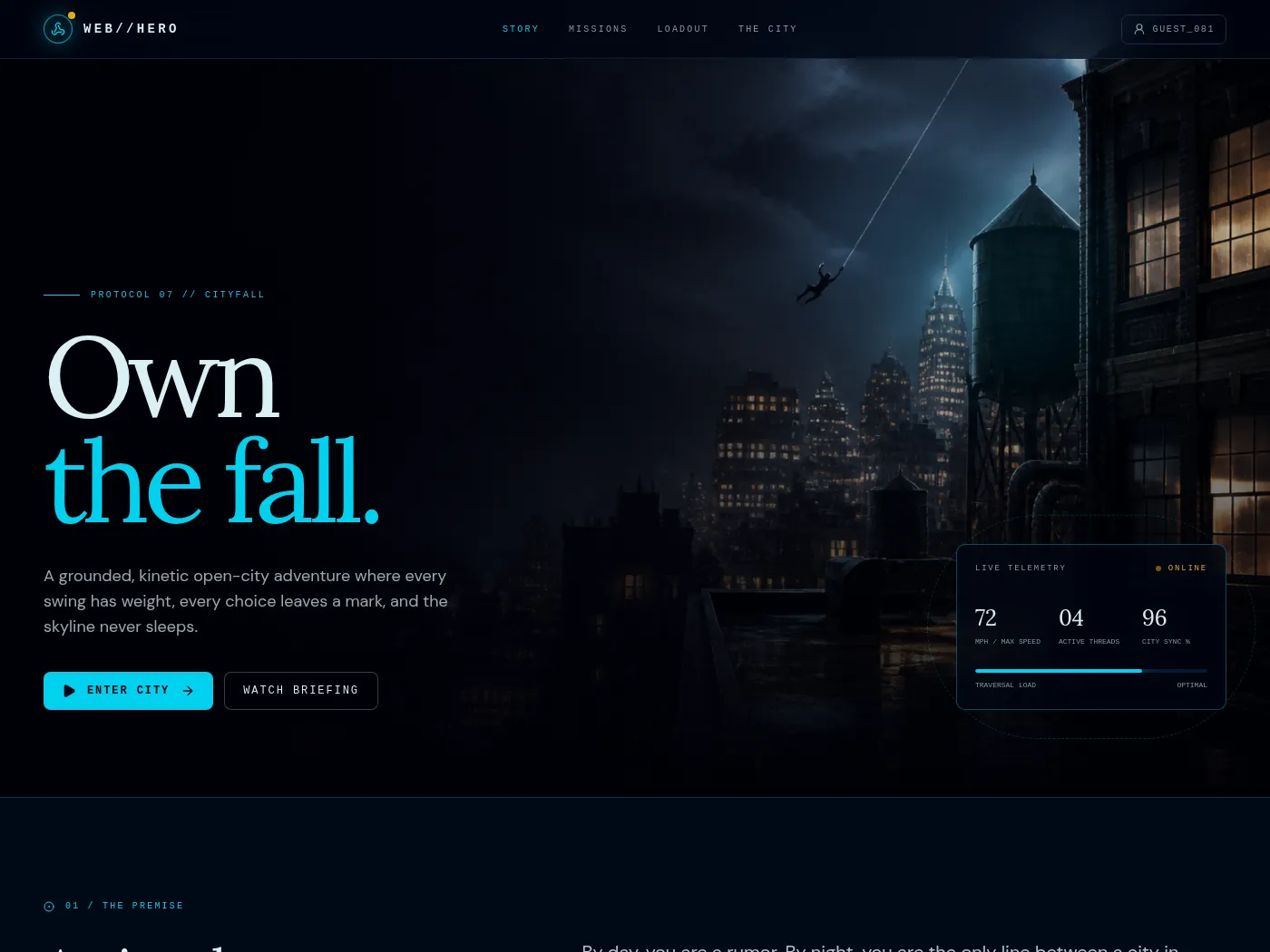 Web Hero Adventure