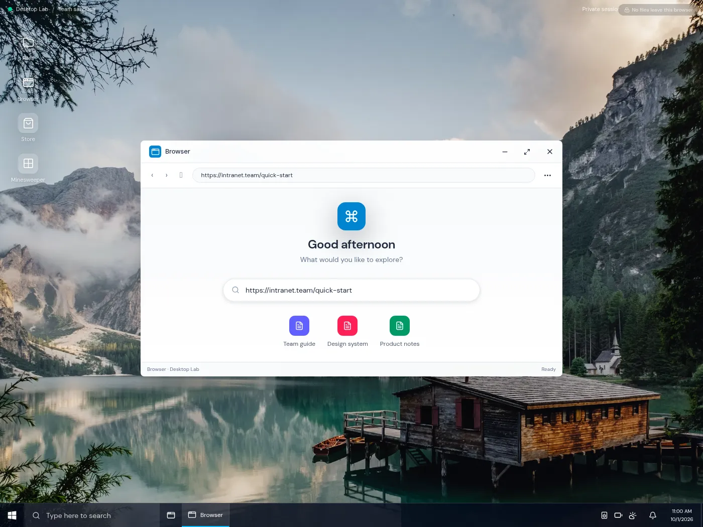 Web Windows 10 Simulator