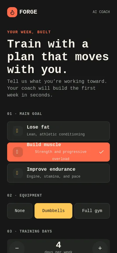 AI Fitness Coach App