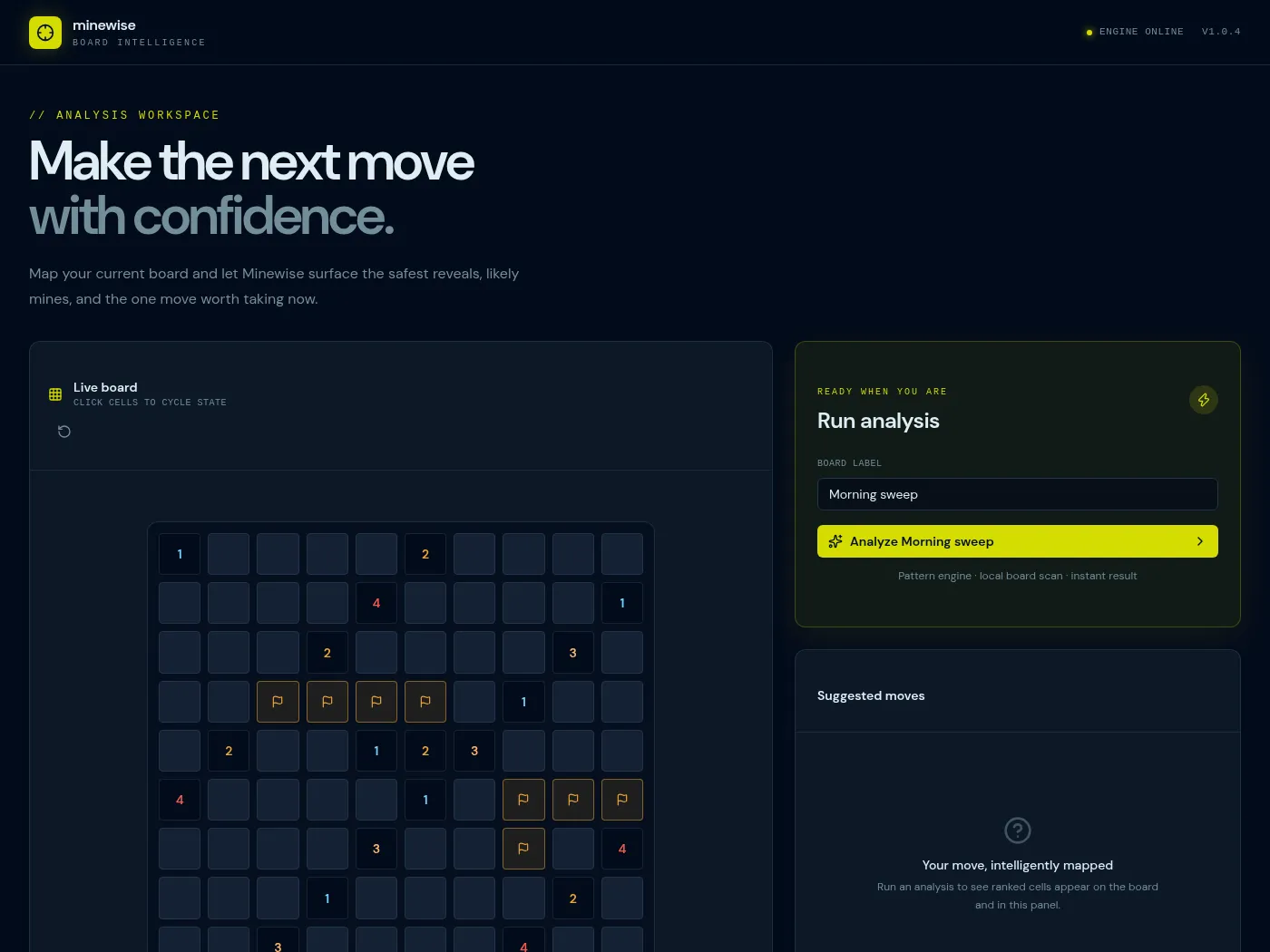 Minesweeper Insight Tool