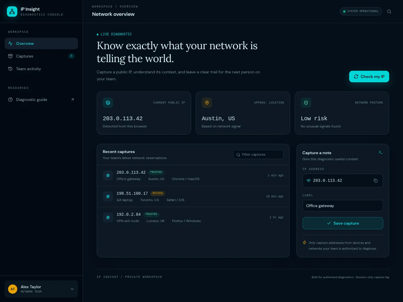 IP Insight Tool