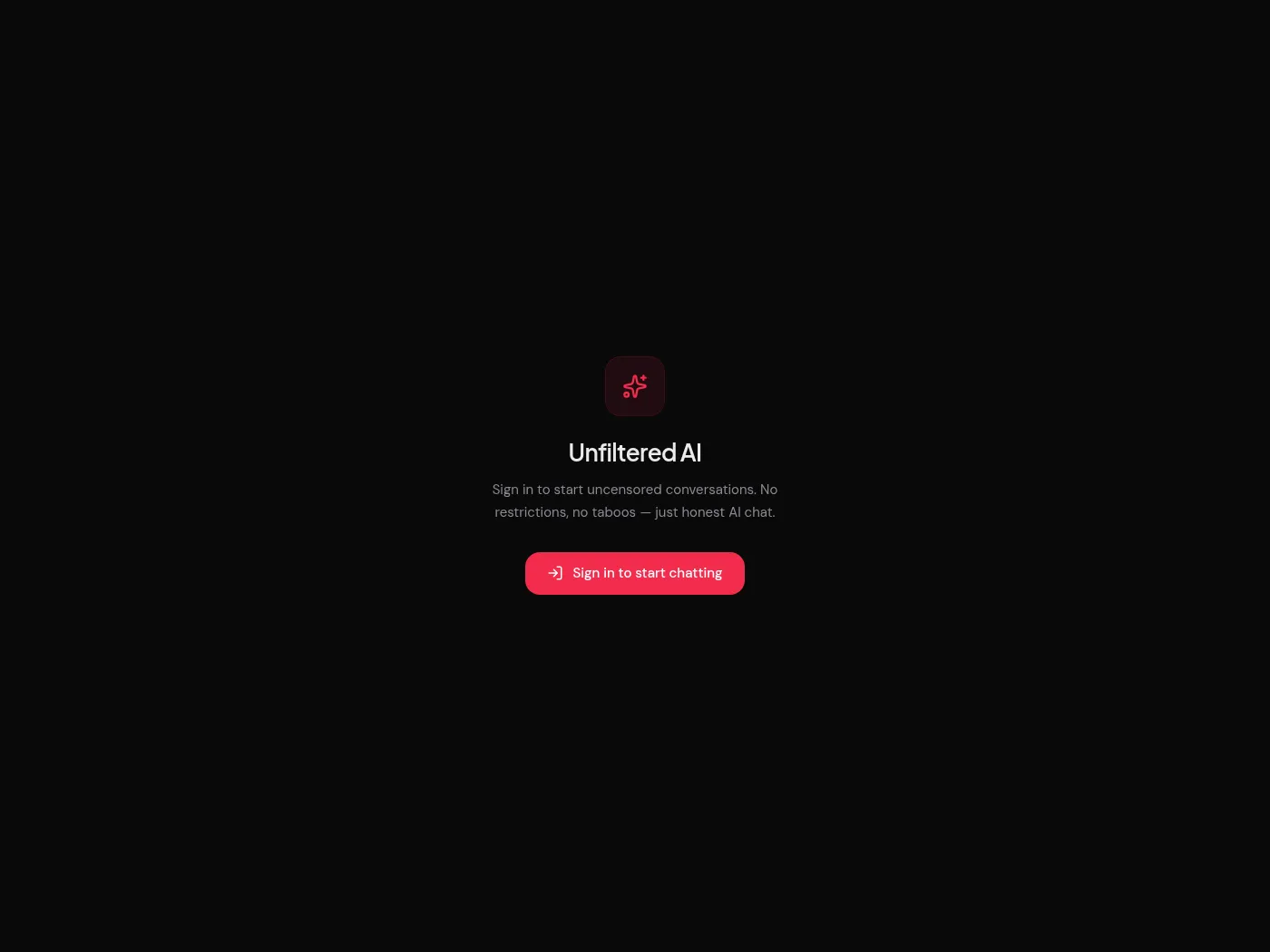 Unfiltered AI Chat