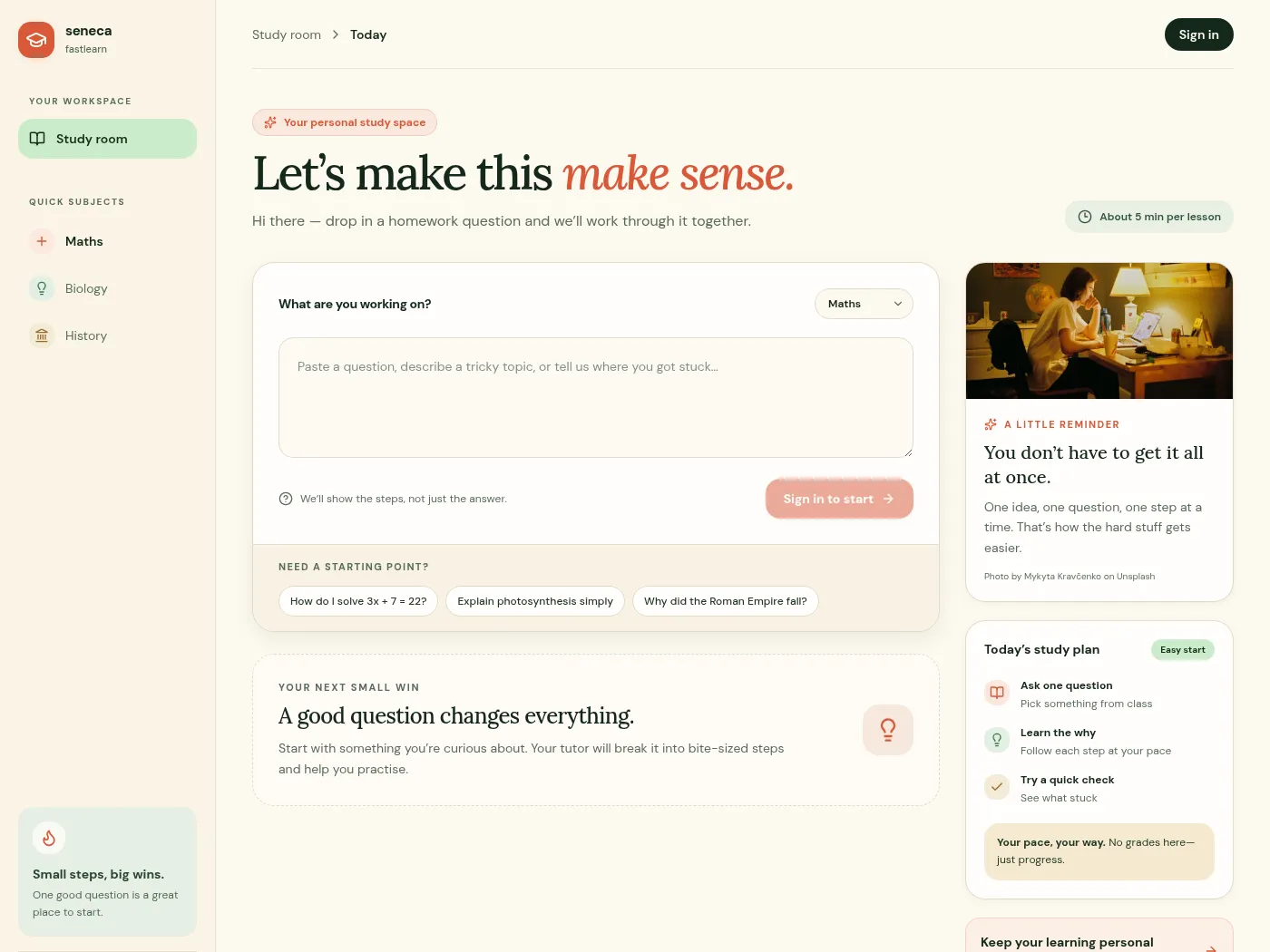 Seneca FastLearn