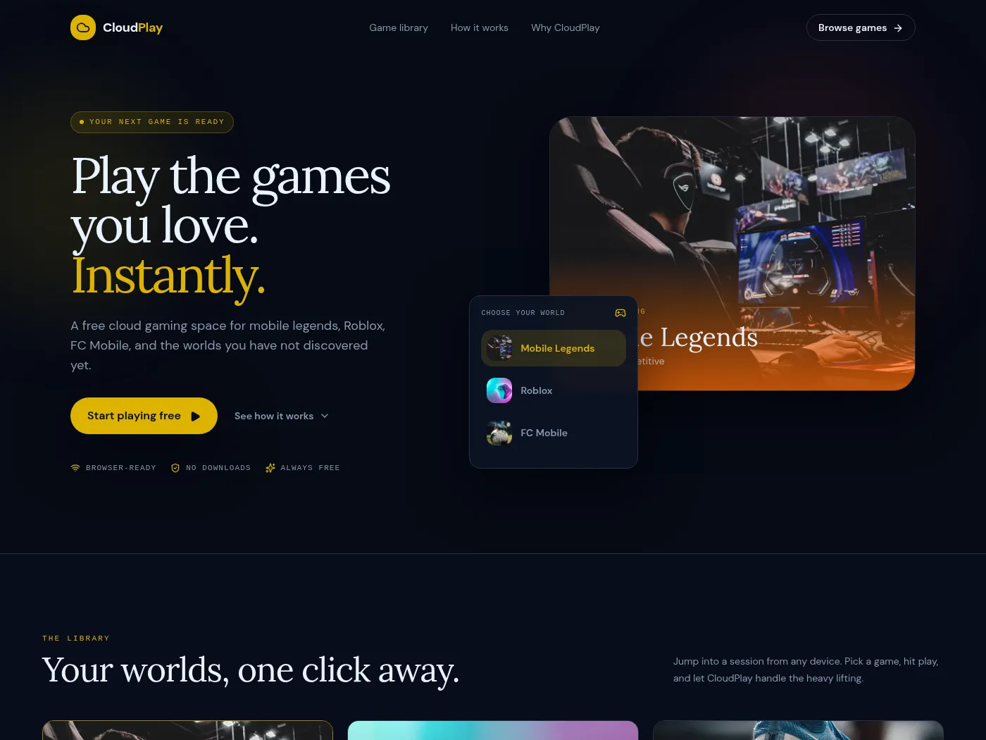 CloudPlay Mobile