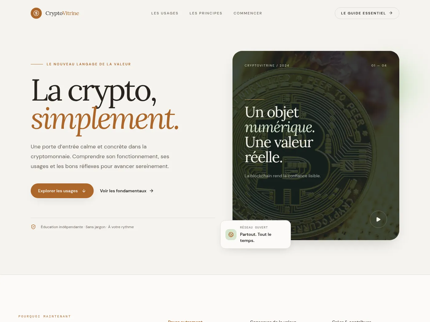 CryptoVitrine Web