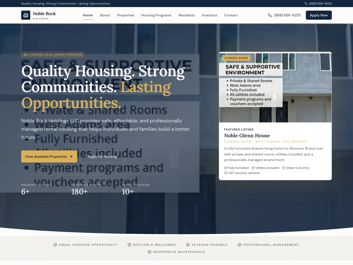 Noble Rock Holdings Site