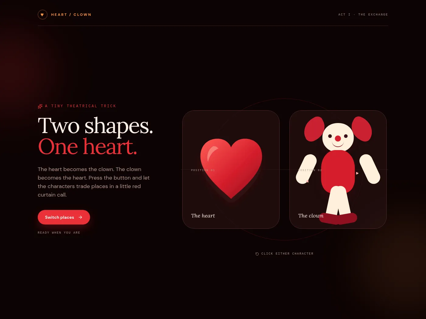 Heart Clown Switch