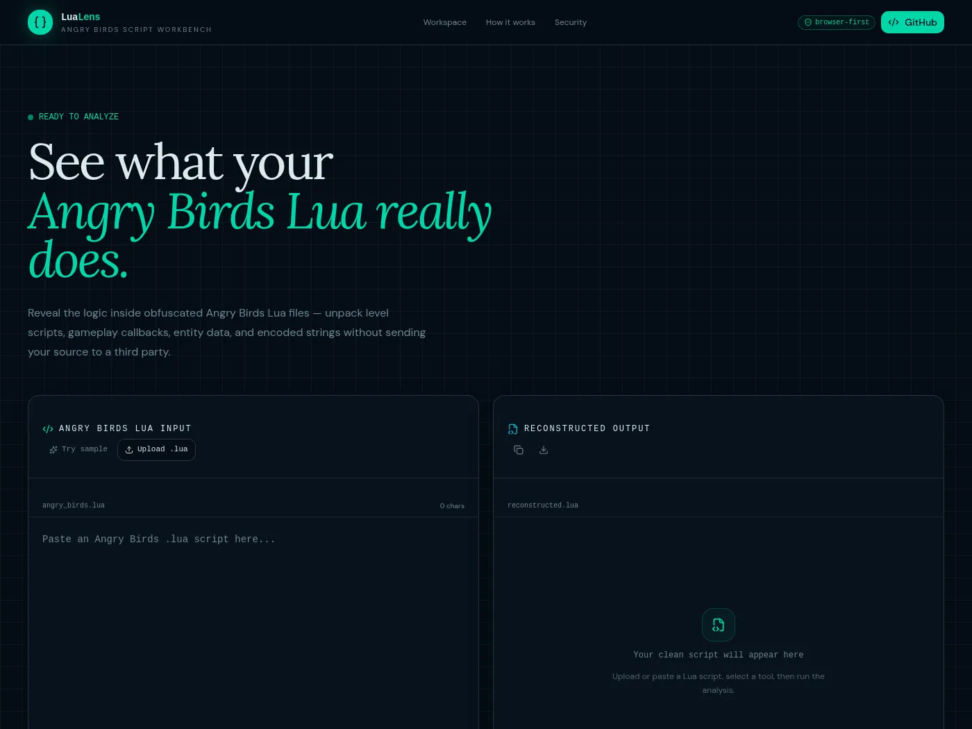 Lua Deobfuscator Web