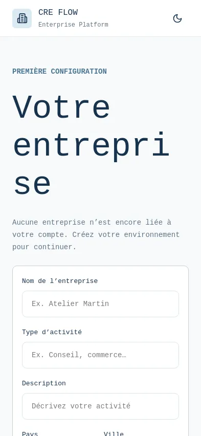 CRE FLOW SaaS Mobile