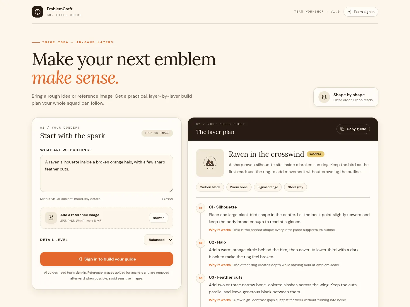 EmblemCraft Guide