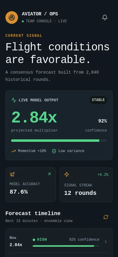 Aviator Signal Predictor
