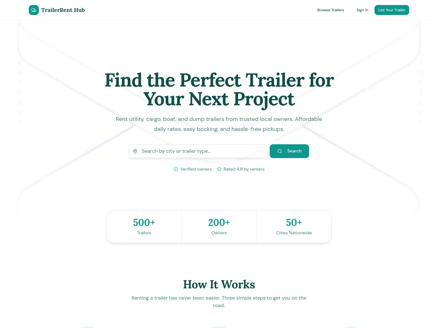 TrailerRent Hub