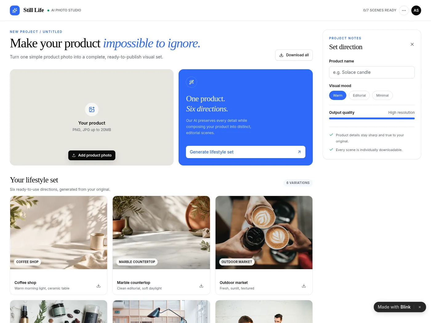 AI Product Photo Studio