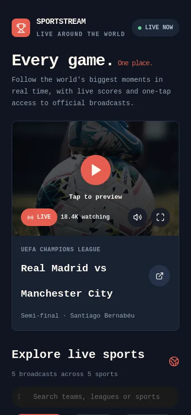 SportStream Live