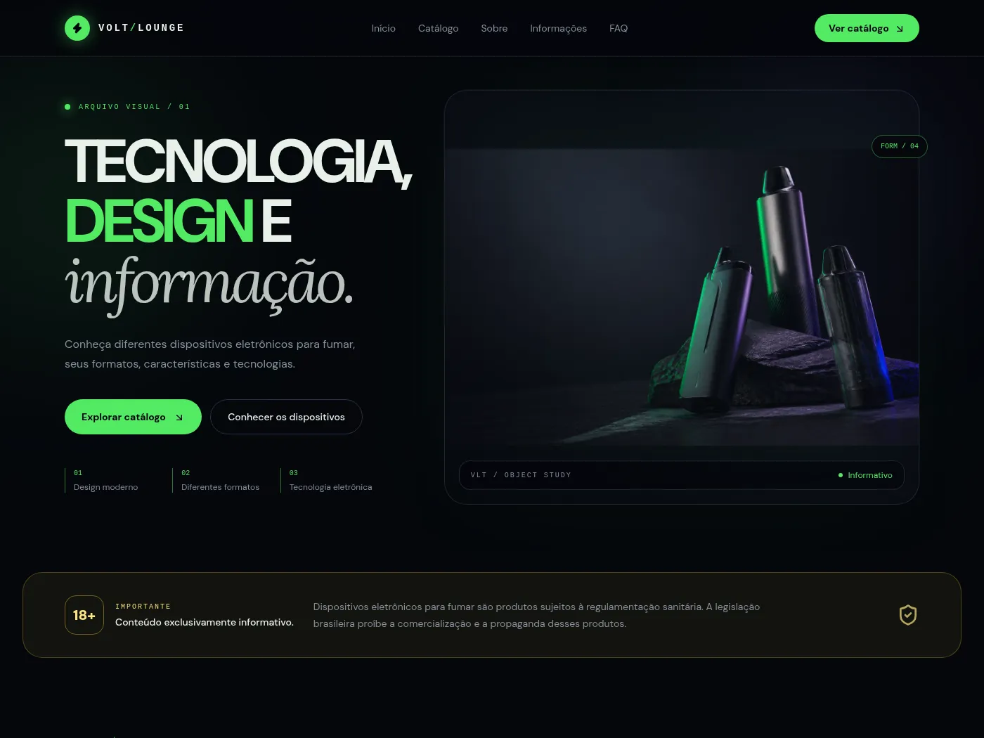 VOLT LOUNGE Web Catalog