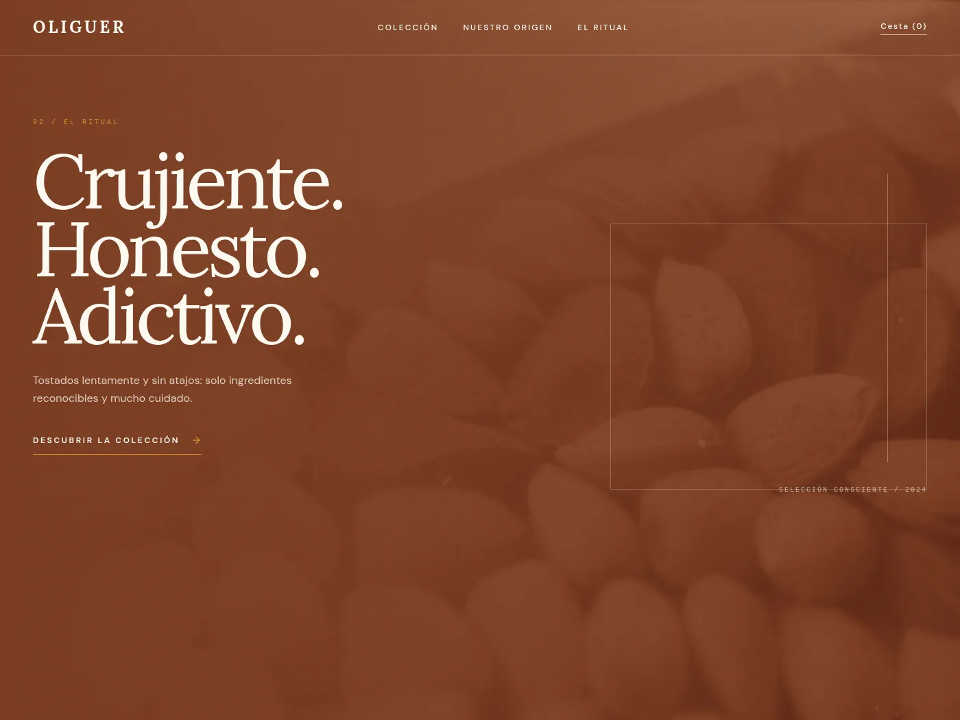 Oliguer Nuts Website