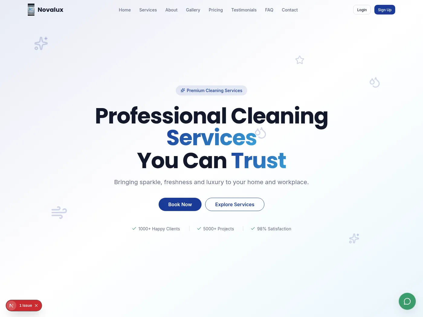Novalux Cleaning Platform