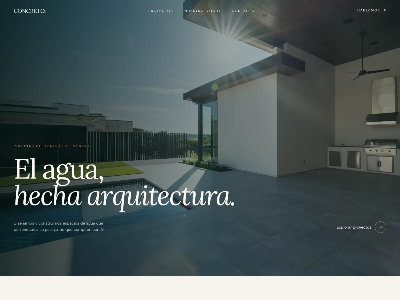 Concreto Pools Website