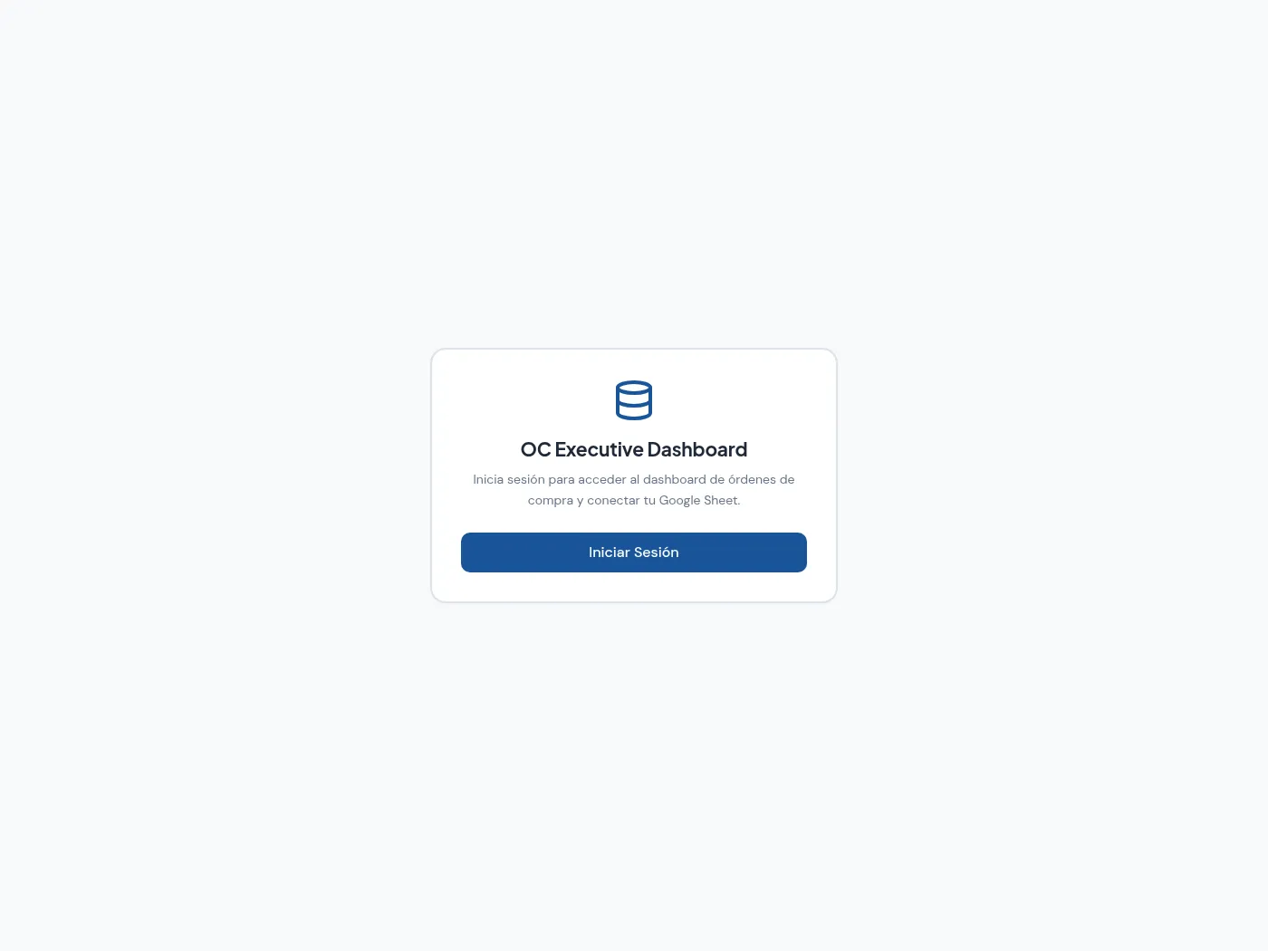 OC Executive Dashboard