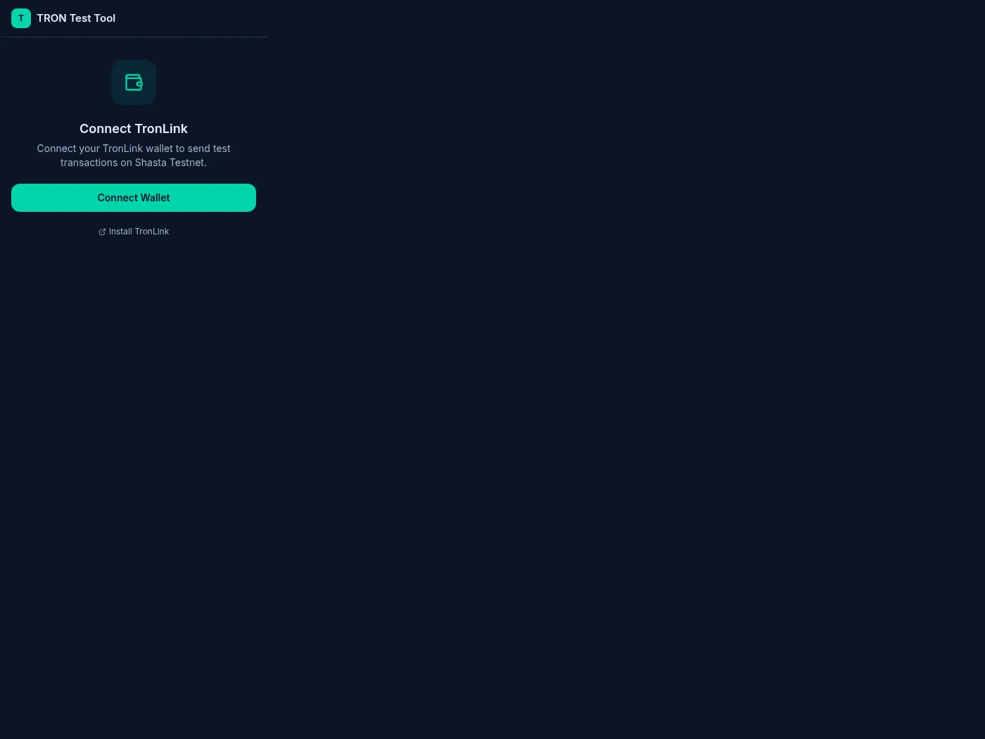 TRON Test Transaction Tool
