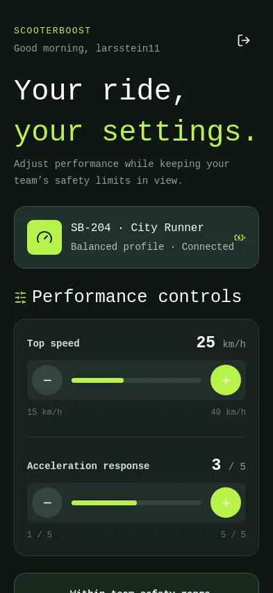 ScooterBoost Mobile