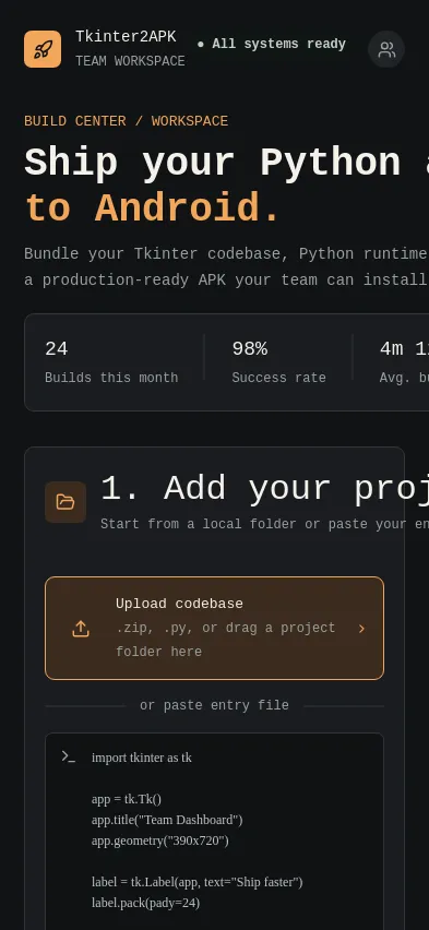 Tkinter2APK Converter