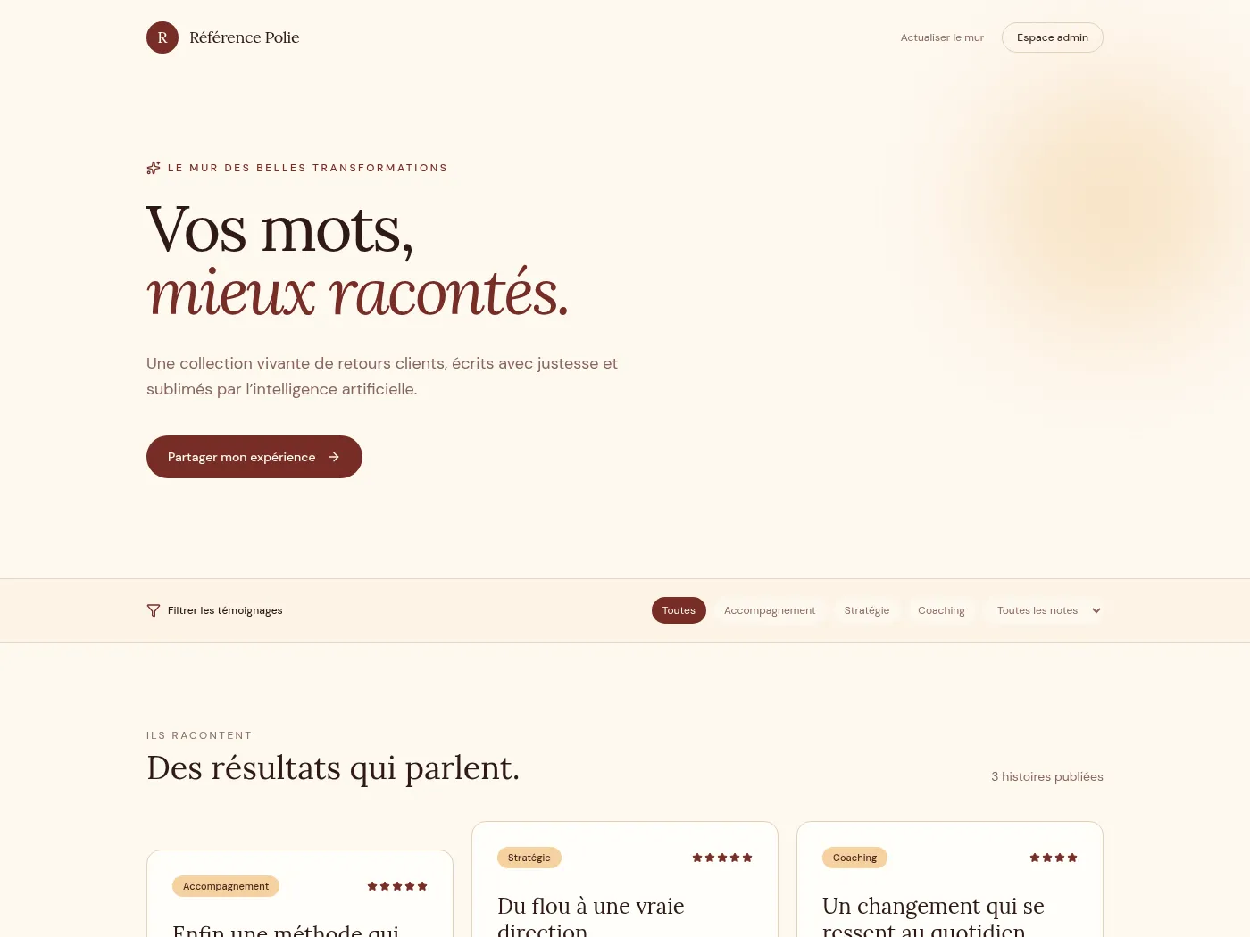 Référence Polie