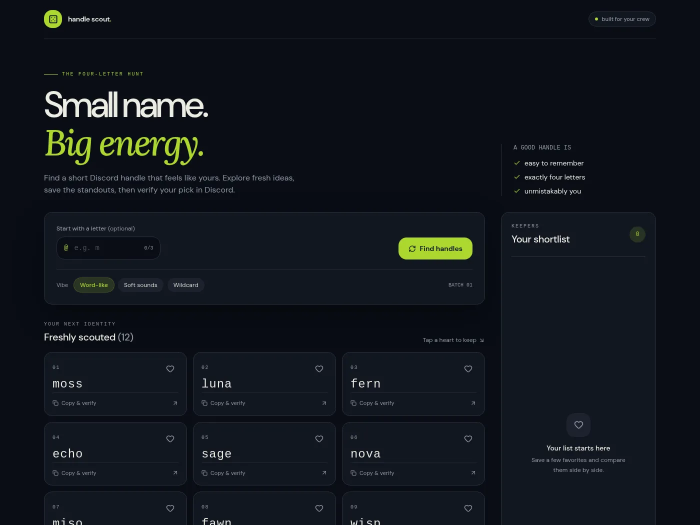 Discord Handle Finder